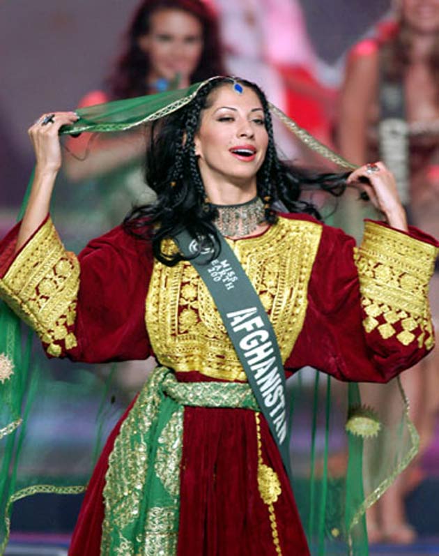 Banned over bikini: Miss Afghanistan Vida Samadzai - Photogallery