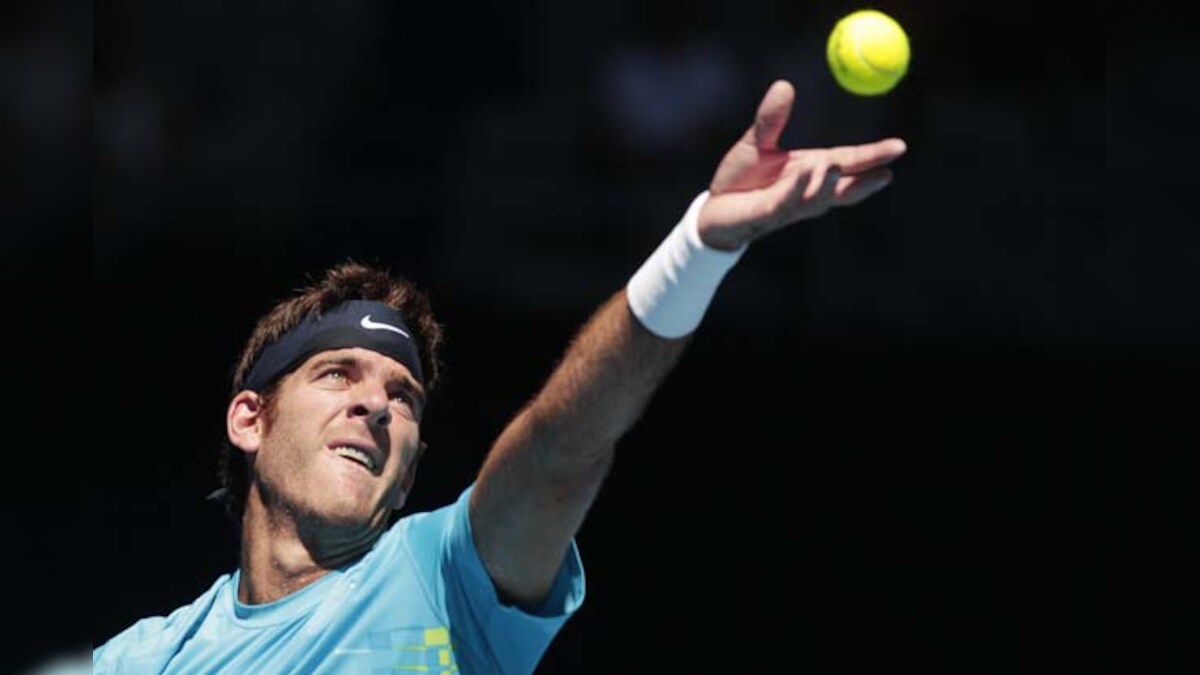 Del Potro wins 1st-round match at Aus Open