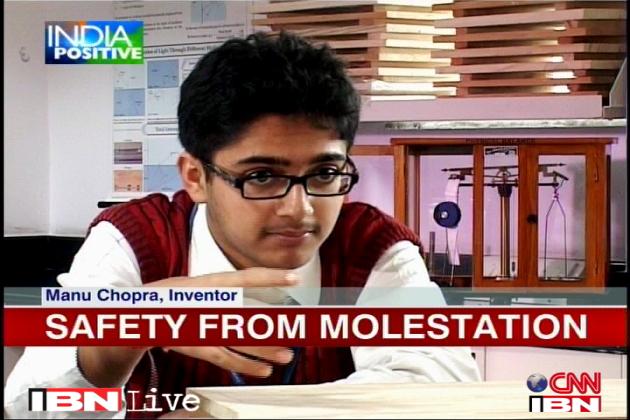 Teen invents anti-molestation device for women - News18