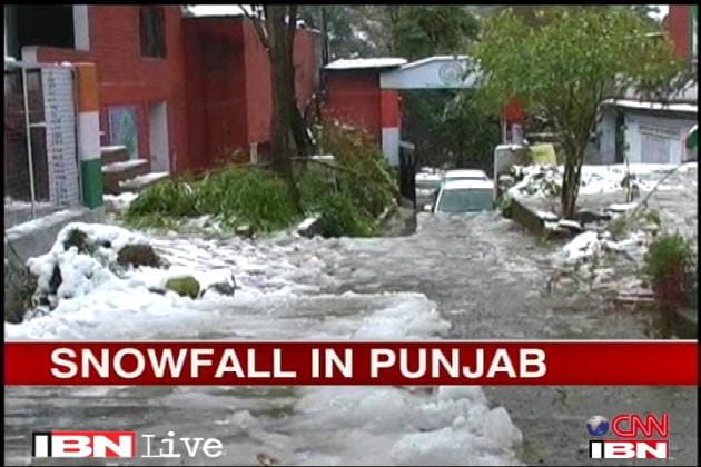 Punjab snowfall: It's a first in decades - News18