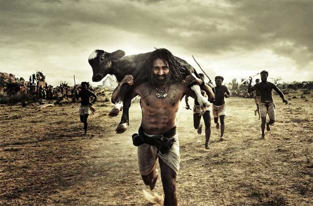 Aadhi and Dhansika in Tamil period film 'Aravaan'