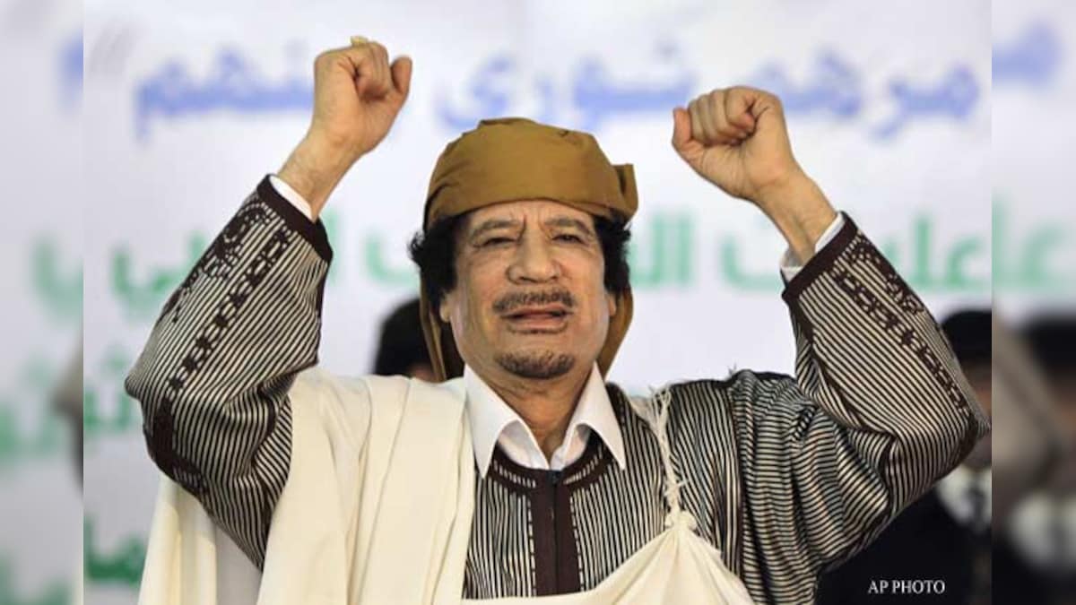 Gaddafi's shirt, wedding ring up for sale - News18