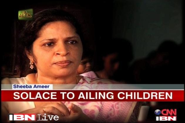 Real Hero Sheeba helps parents of ailing children - News18