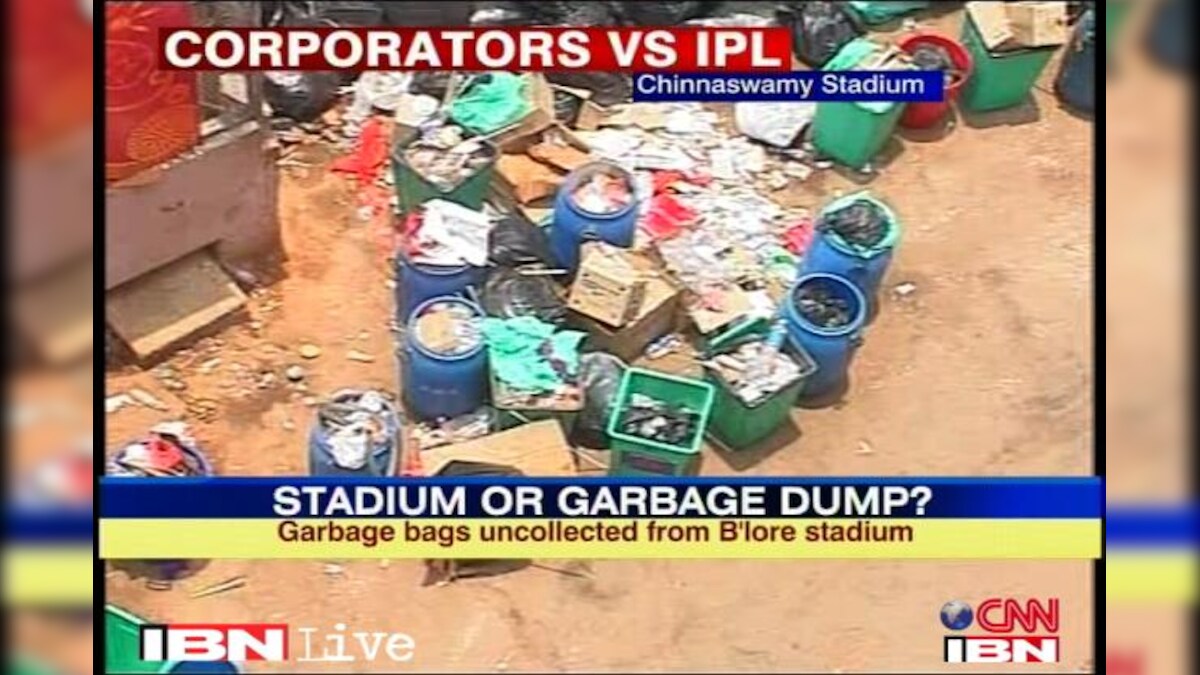 After Gayle storm, garbage piles up at stadium - News18