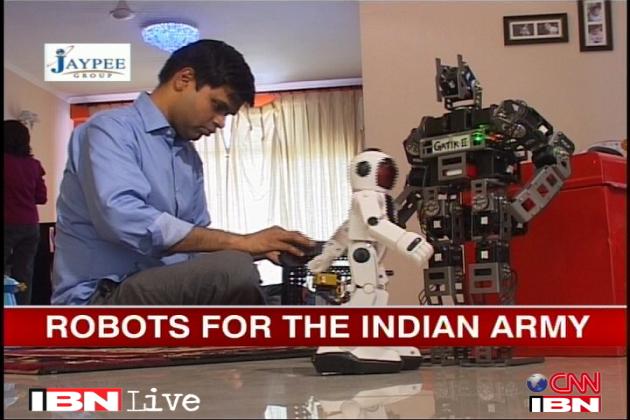 Delhi engineer makes robots for the armed forces - News18