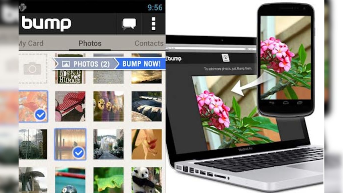 Bump for Android now transfers photos to your PC