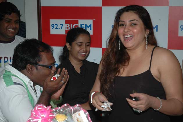 Actress Namitha celebrates her birthday