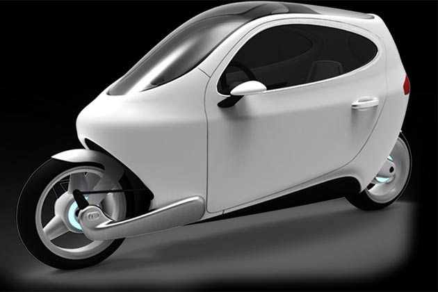 Lit C-1: The two-wheeler car - News18