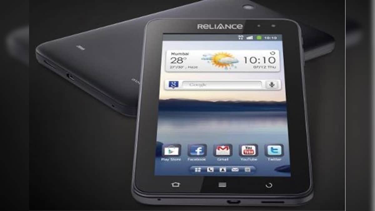 Reliance launches new 3G tablet for Rs 14,499