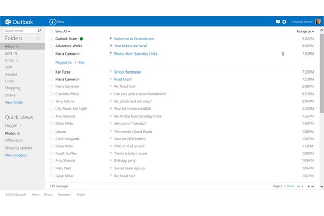 First look: Microsoft Outlook.com, the Hotmail reincarnation - News18