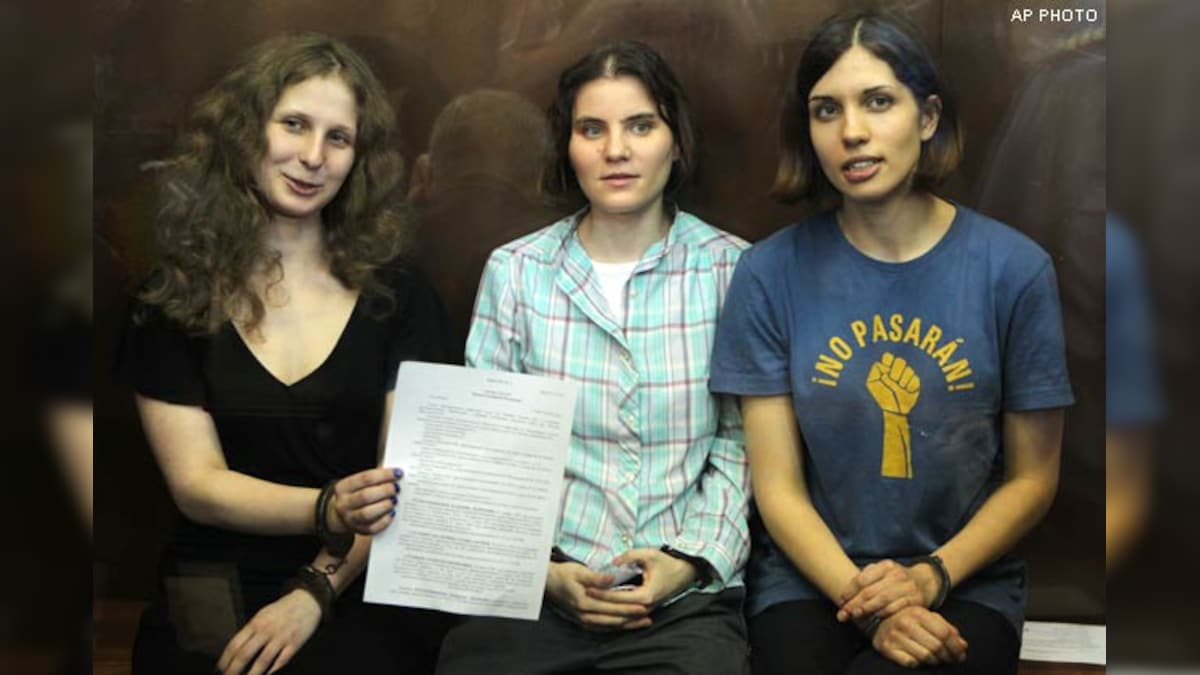 Russia Pussy Riot Protesters Jailed For 2 Years News18