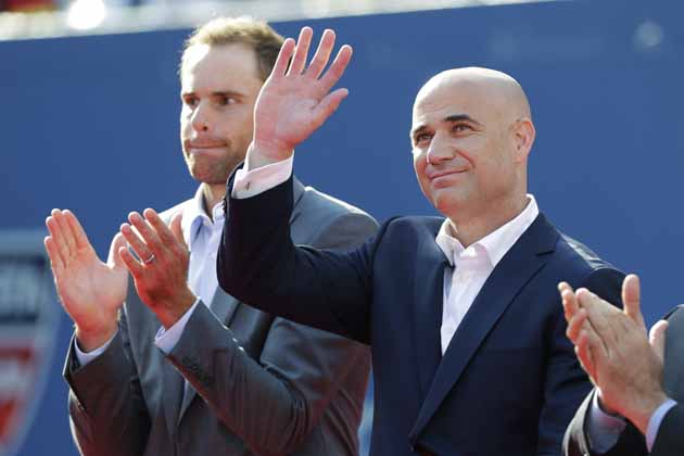 Agassi inducted into US Open Court of Champions
