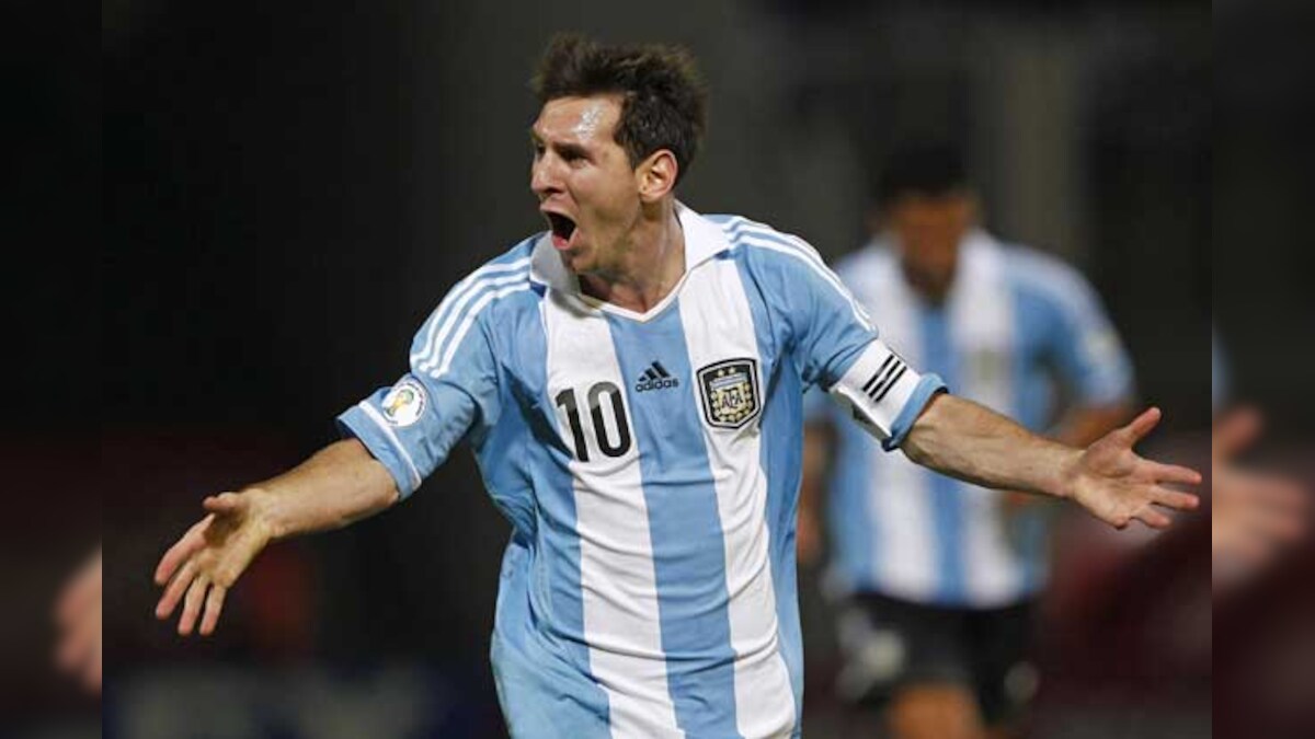 Messi leads Argentina to top of World Cup table