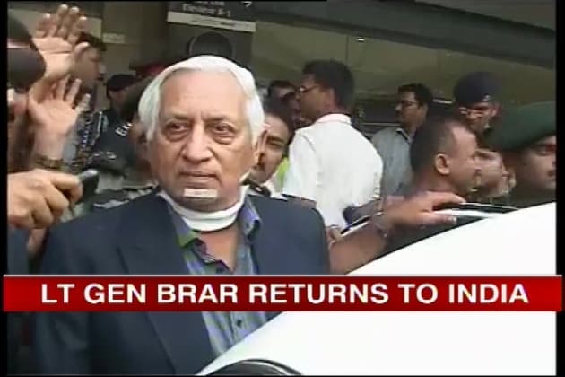 Operation Blue Star hero Lt Gen KS Brar returns to India - News18