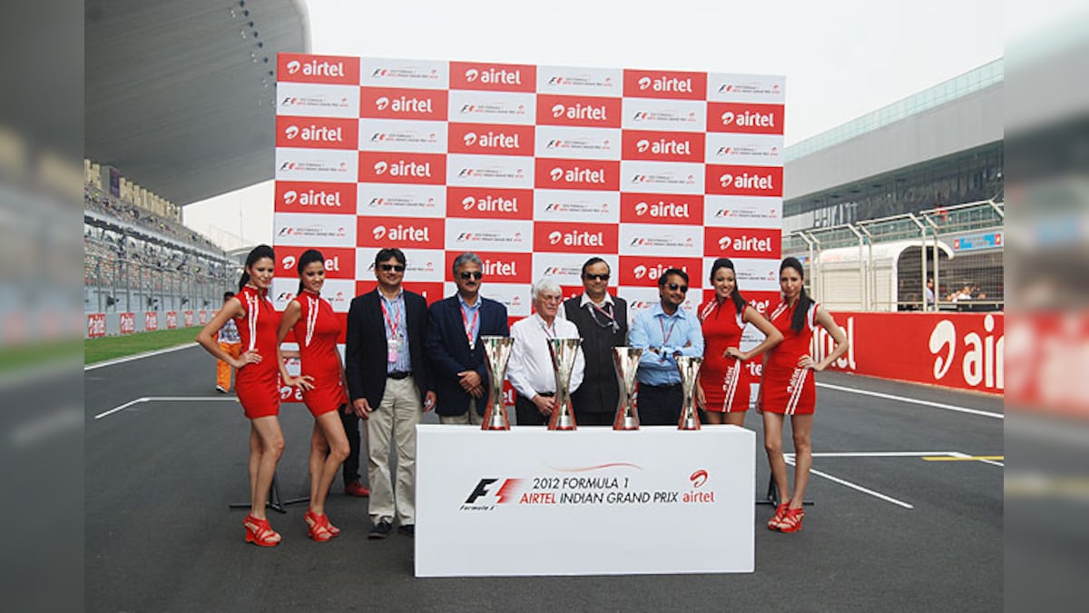 Formula One Indian Grand Prix trophy unveiled