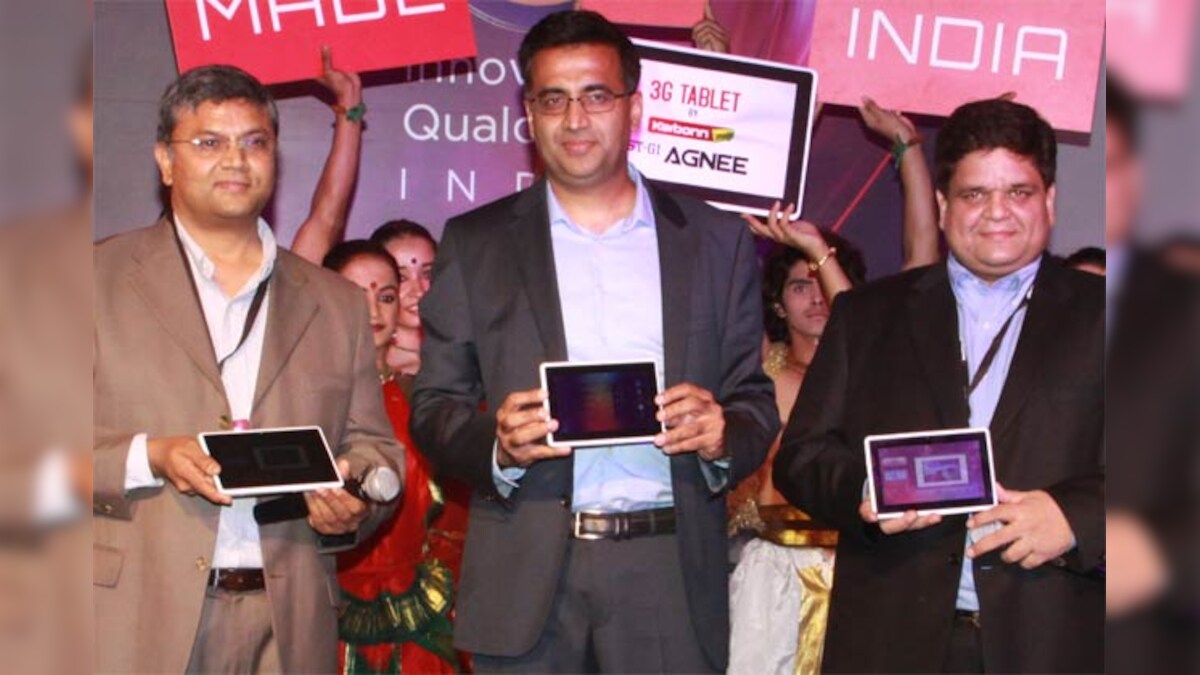 Karbonn unveils 3G Android tablet 'Agnee'