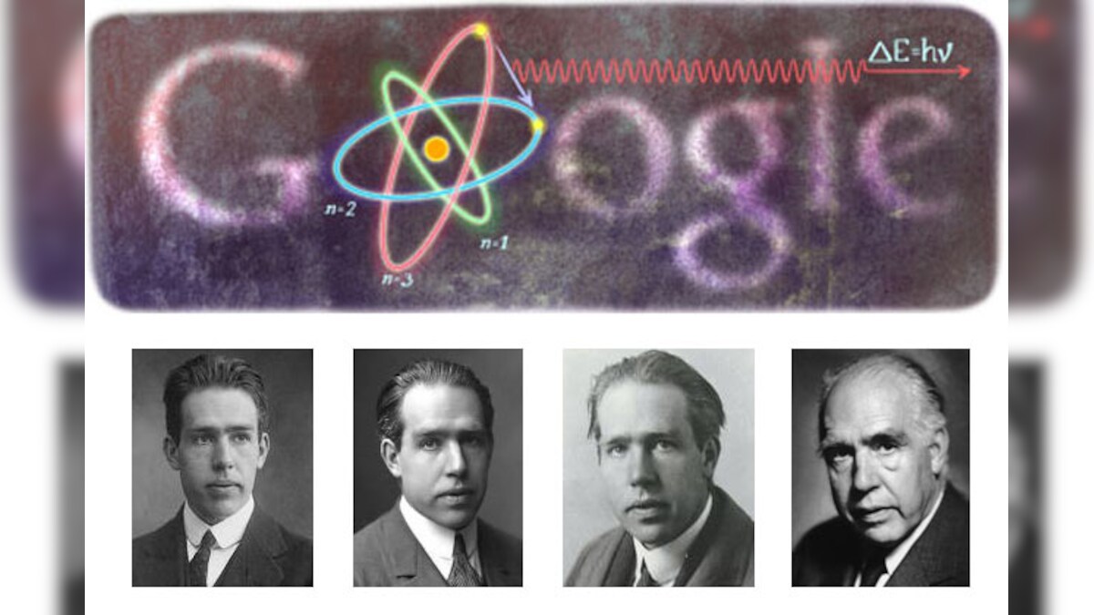 Google doodles physicist Niels Bohr's 127th birthday