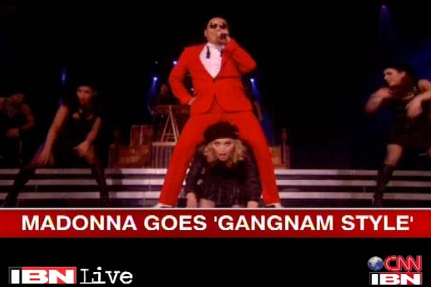 Watch: Madonna and Psy do the 'Gangnam Style' - News18