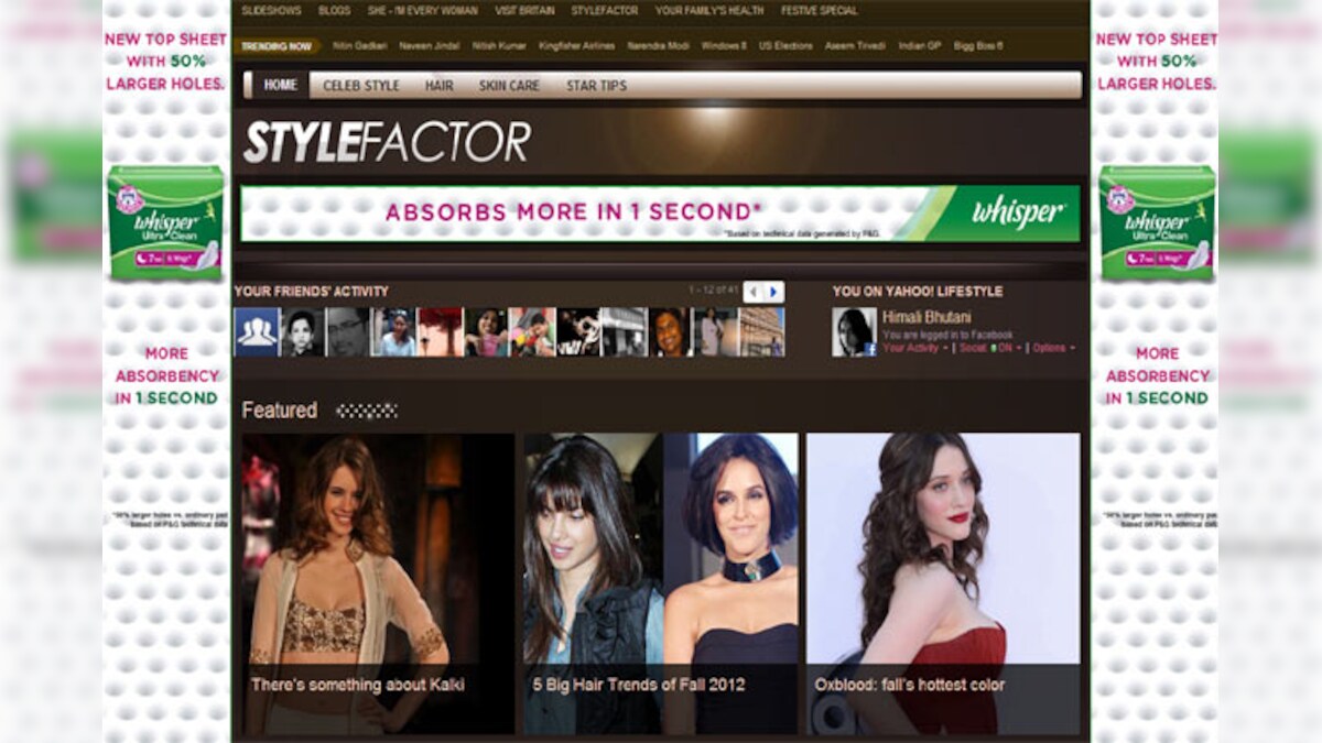 Yahoo! and MediaCom launch Style Factor for Procter & Gamble - News18