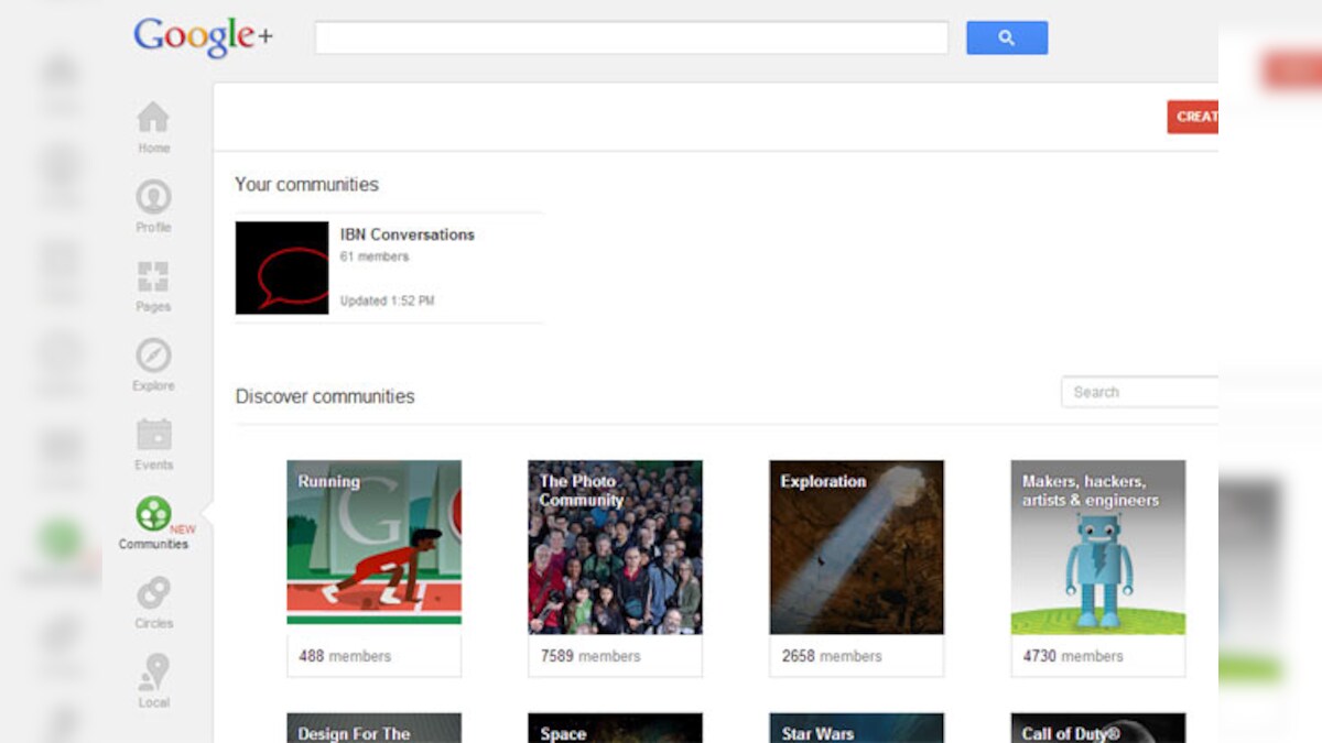 Google adds Communities to Google Plus - News18
