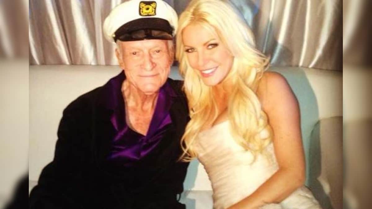 Playboy Hugh Hefner marries his 'runaway bride' - News18