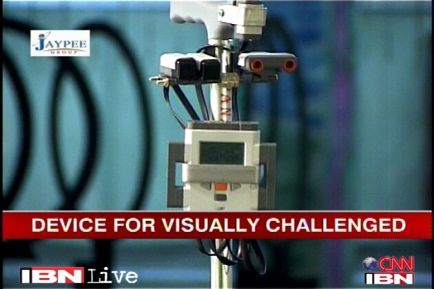 School students build device to help visually impaired walk ...