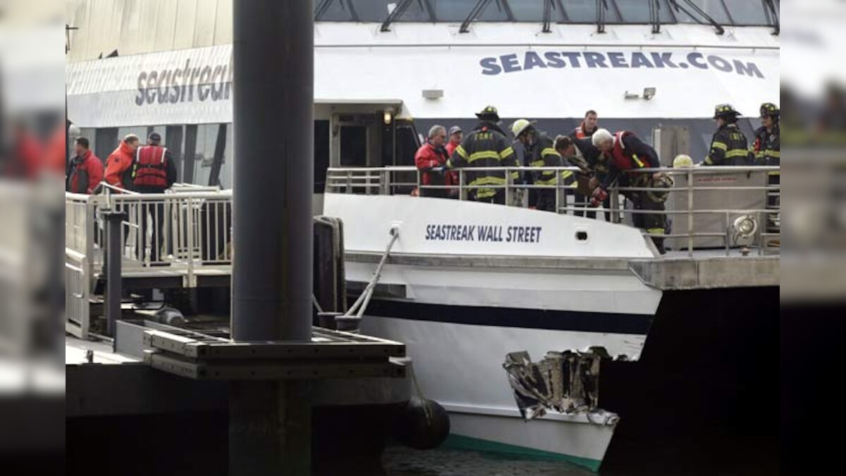 US: High-speed ferry strikes NY dock; dozens injured - News18