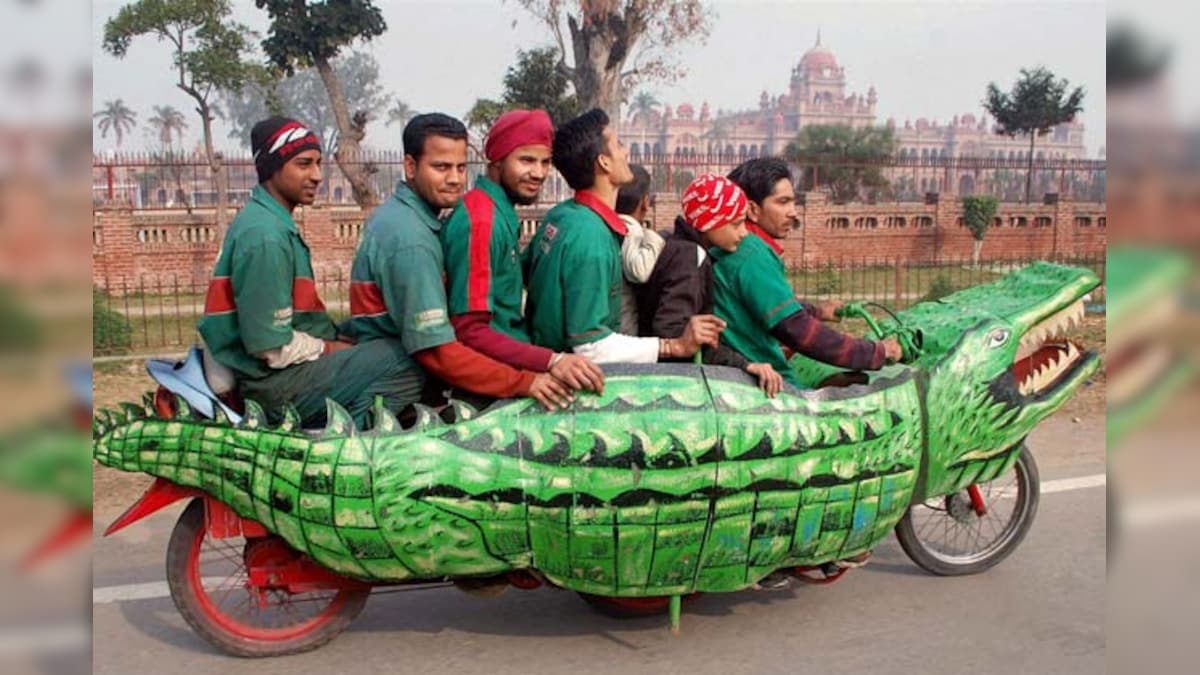 Snapshot: The super awesome 'Croco Bike'! - News18