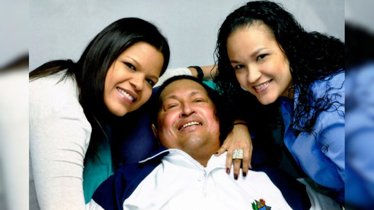 Snapshot: Hugo Chavez battling against cancer with his daughters