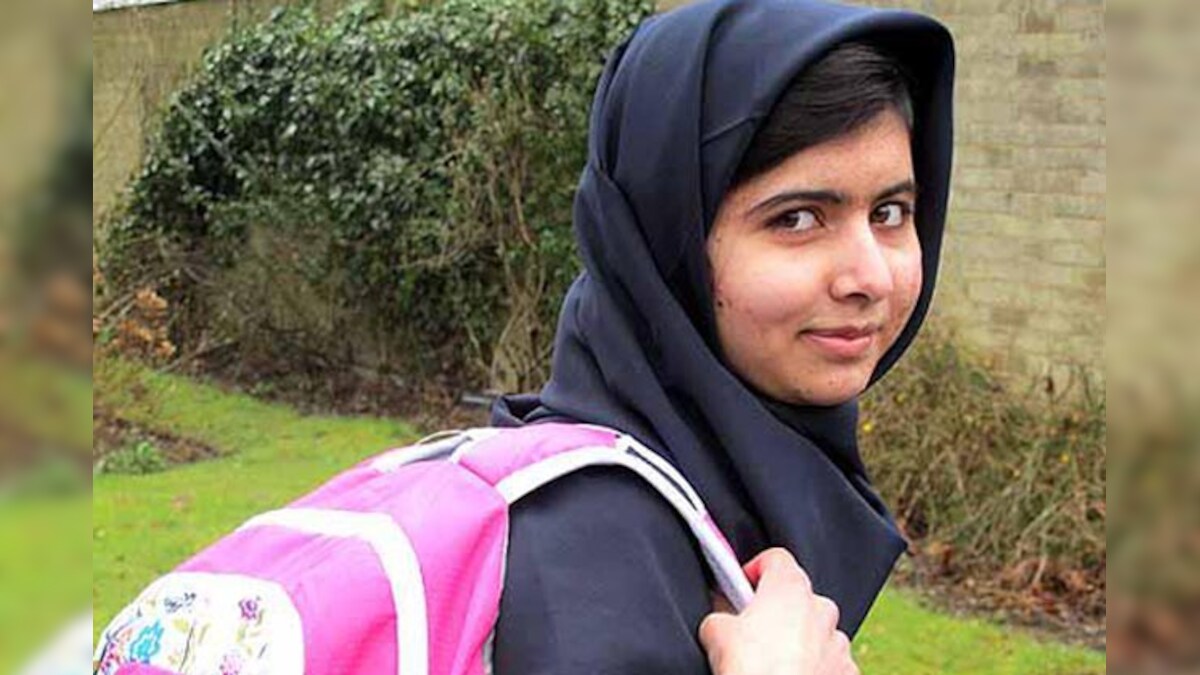 Snapshot: Malala Yousafzai returns to school with her pink bag - News18