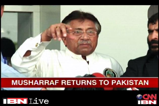 Musharraf ends self-exile, returns to Pakistan despite death threats ...