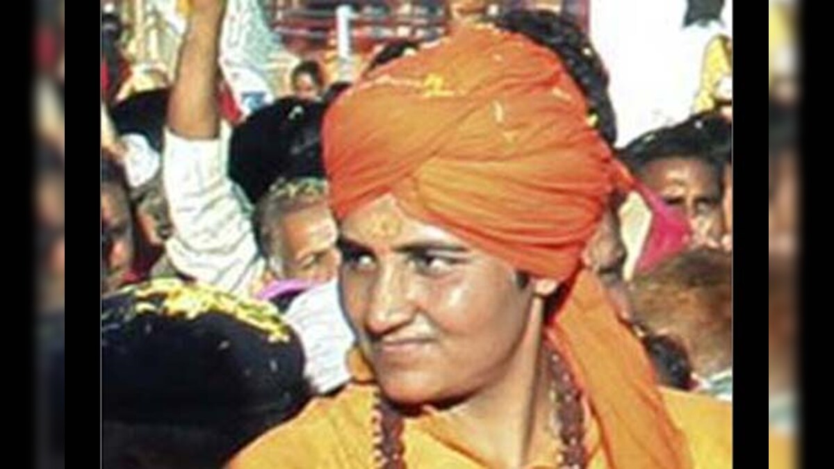 Sadhvi seeks temporary bail to perform last rites of father - News18
