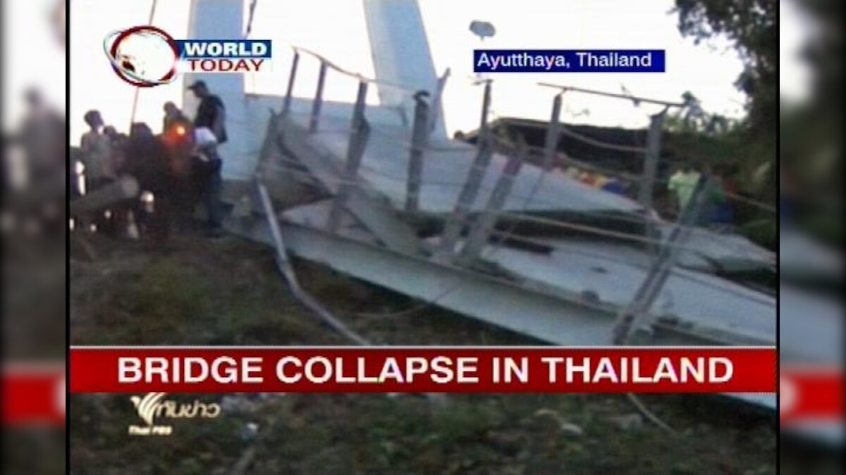 4 killed as bridge collapses in central Thailand - News18