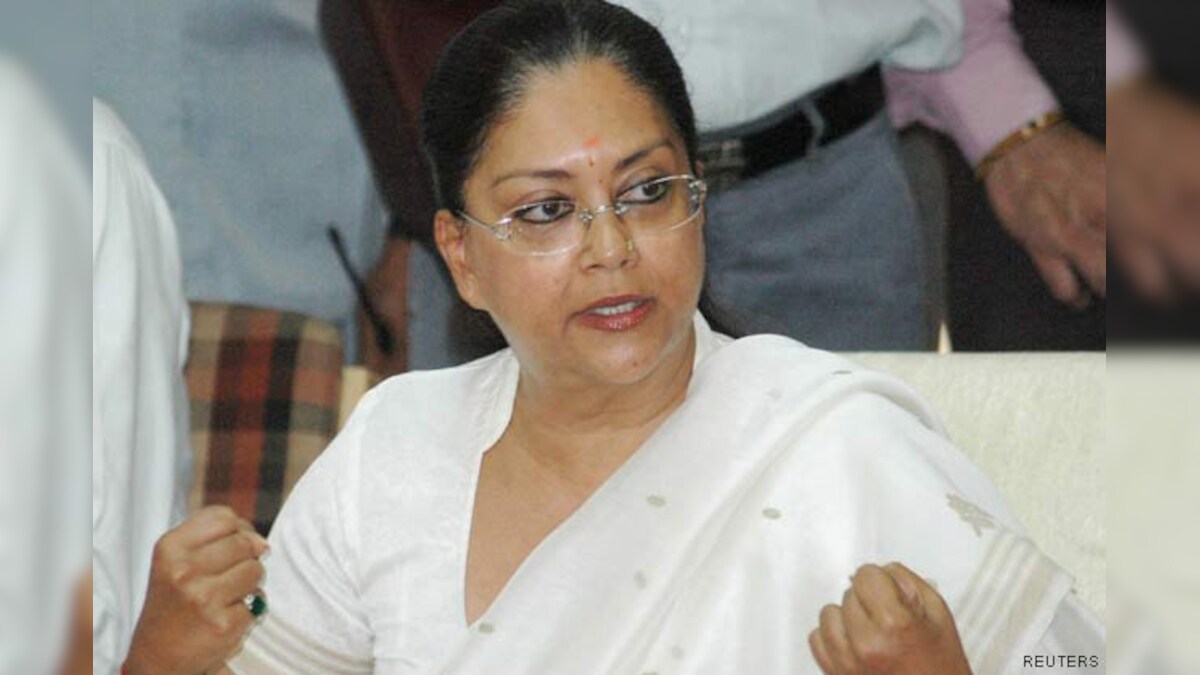 Water crisis in Rajasthan an administrative failure, says Vasundhara ...