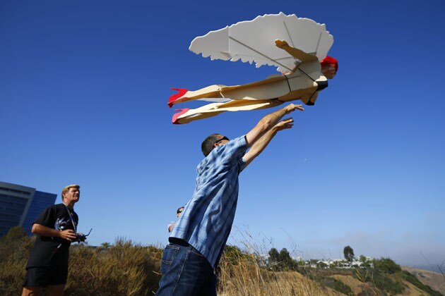 Radio-controlled Superman Plane: It's a bird... It's a plane... It's ...