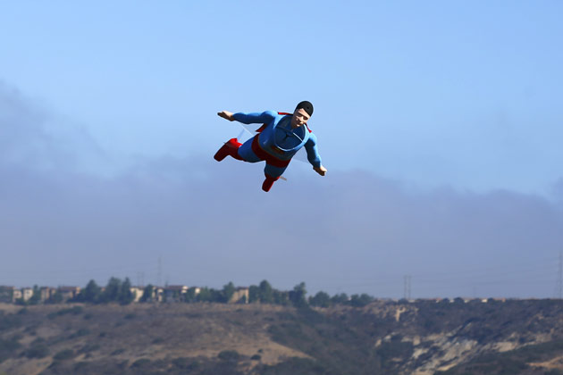 Radio-controlled Superman Plane: It's a bird... It's a plane... It's ...