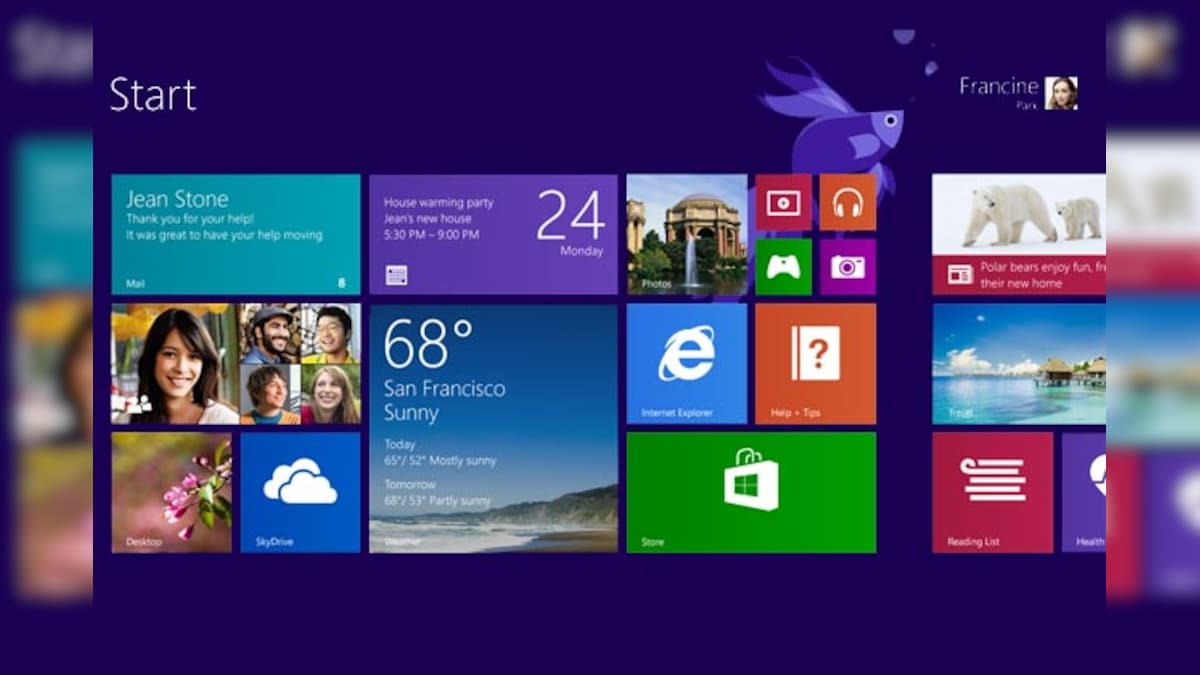Windows 8.1: Microsoft showcases updated version of Windows 8 - News18