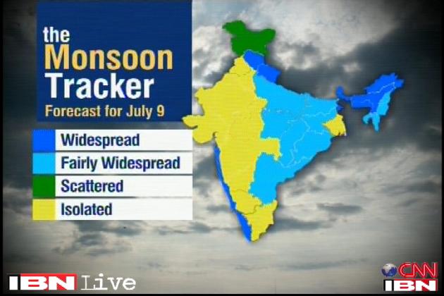 Monsoon tracker: Heavy rains expected in North India - News18