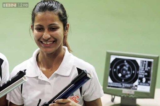 Want to attain peak form in World Shooting Championships: Heena