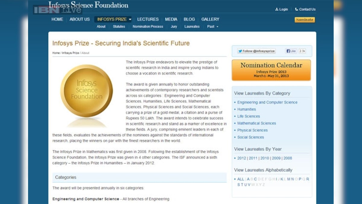 Nayanjot Lahiri, 6 others win Infosys Foundation awards - News18