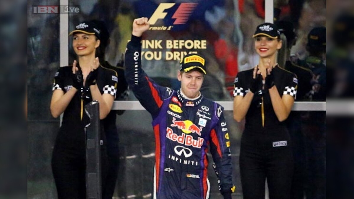 Sebastian Vettel takes title celebrations to Red Bull factory