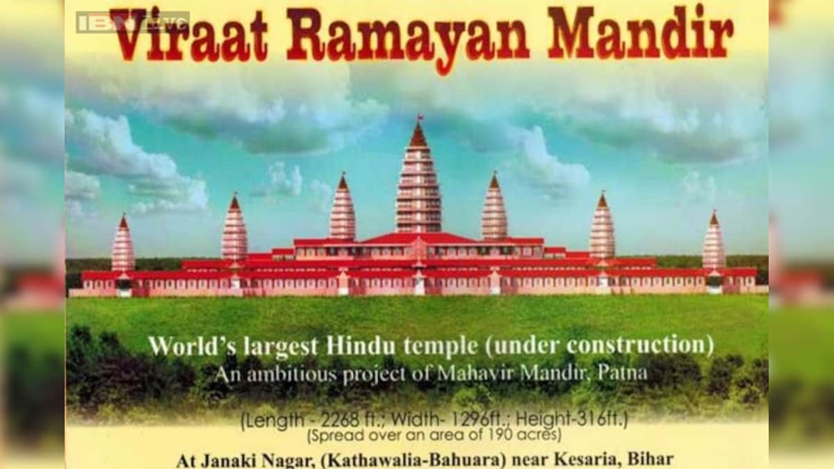 Nitish Kumar to unveil model of world's largest Hindu temple in West ...