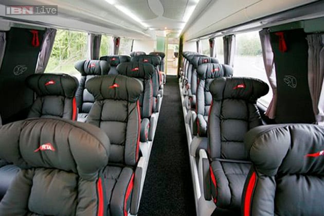 Scania's new 7-star luxury buses - Photogallery