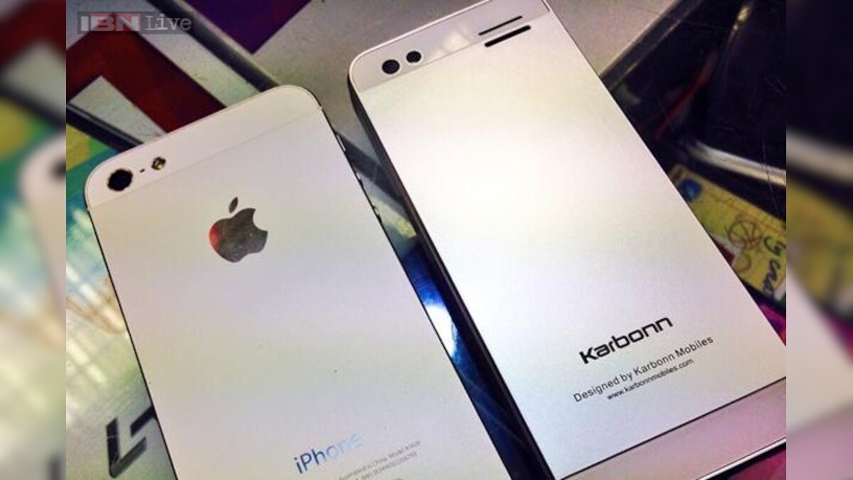 The Rs 1,699 Karbonn K-Phone 1 looks like an iPhone