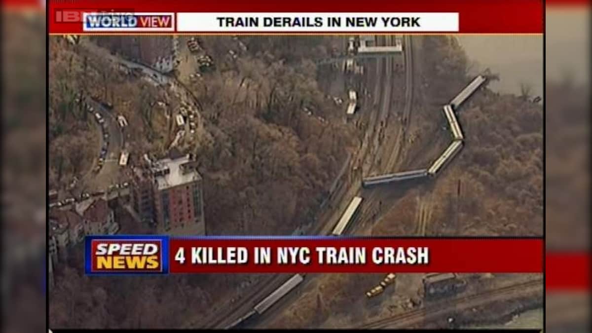 US: Four killed in New York metro train crash - News18