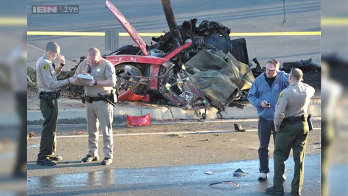 Snapshot: 'Fast & Furious' actor Paul Walker's crashed car