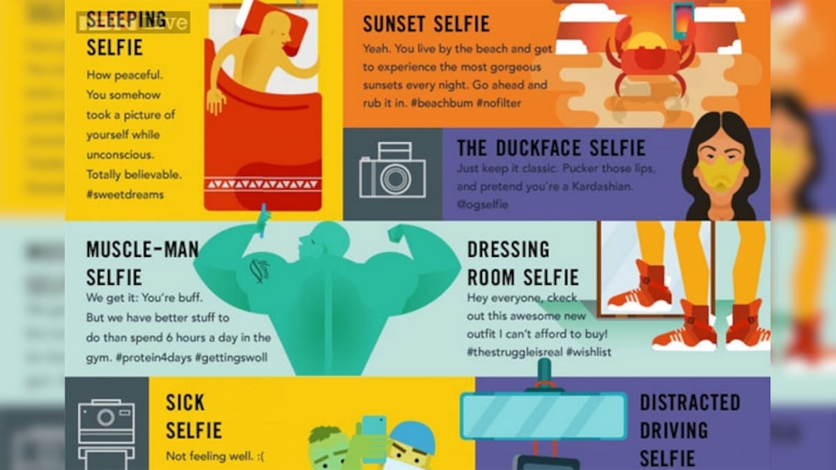11 types of selfies. Which is yours? - News18
