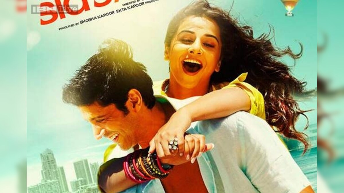Vidya-Farhan's amazing chemistry in the vibrant first poster of 'Shaadi ...