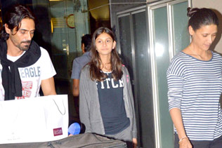 Spotted: The children of Arjun Rampal, Arbaaz Khan, Sohail Khan at the ...