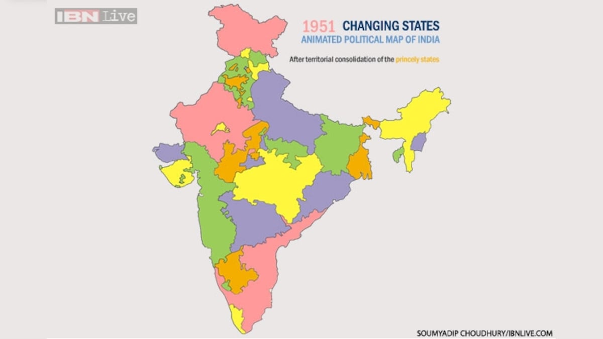 From 1951 to Telangana: 63 years of reorganisation of Indian states in ...